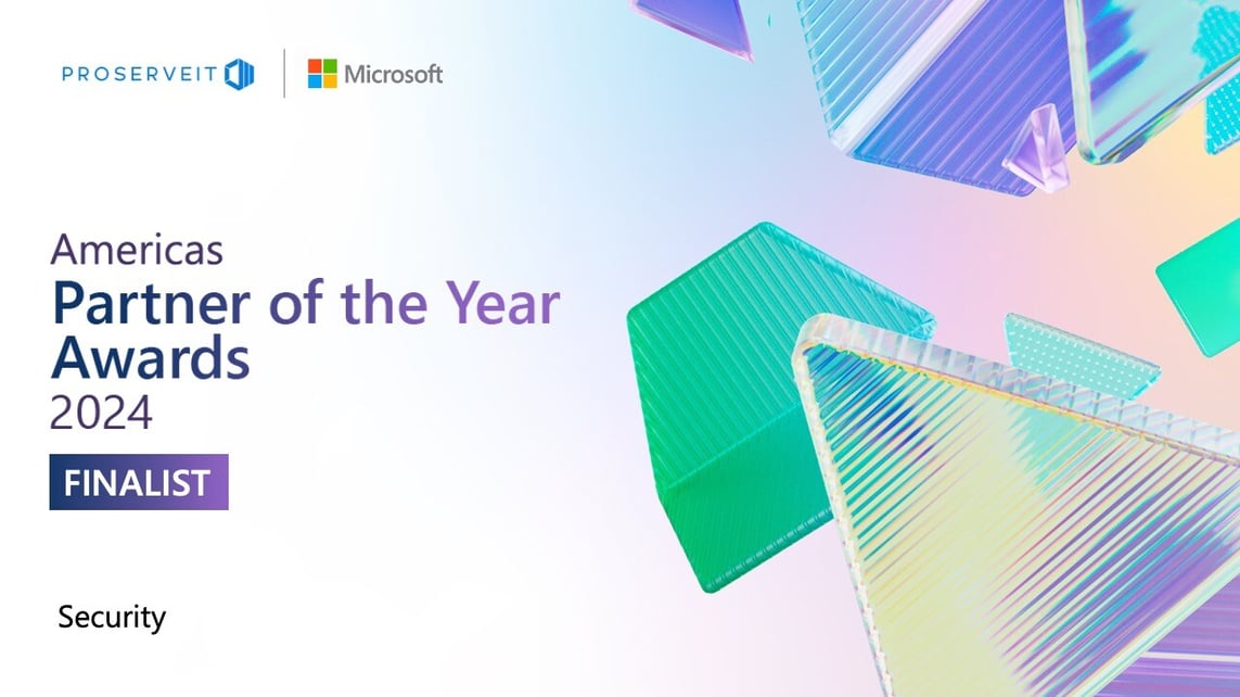 ProServeIT as Finalist of the 2024 Microsoft Partner of the Year Award
